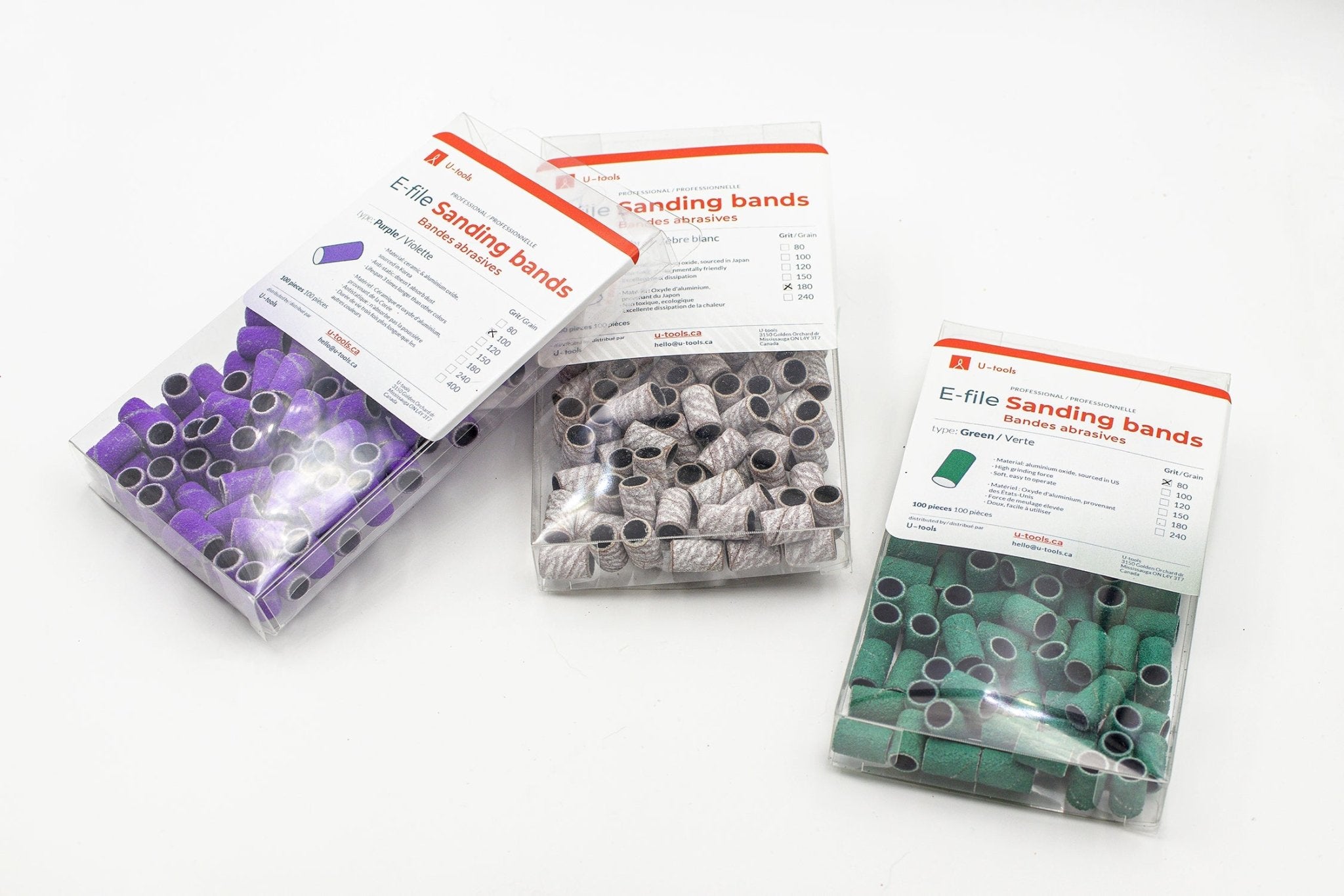 E-file Sanding bands - U-tools